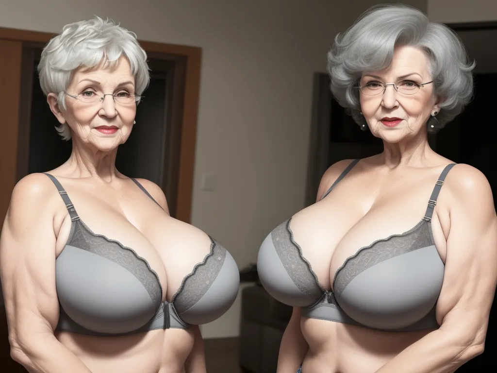Ai Creates Image Sexd Granny Showing Her Huge Huge Huge Bras