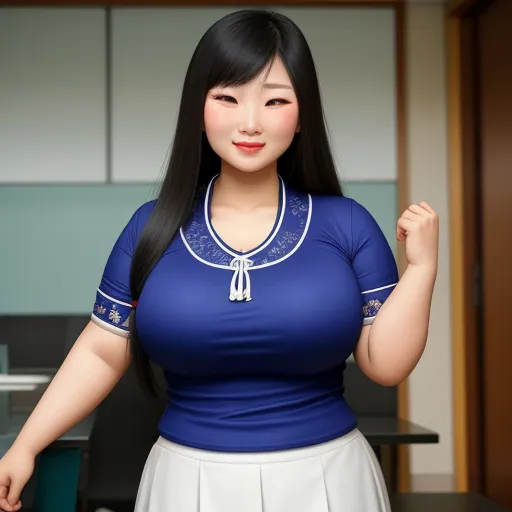 Ai Image Modifier Big Asian Woman