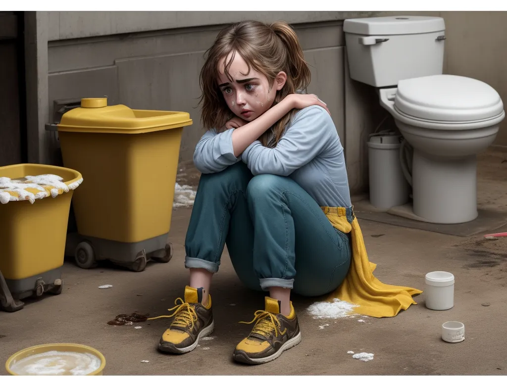 convert 4k: Ana de Armas she cry because she have a diarrhea