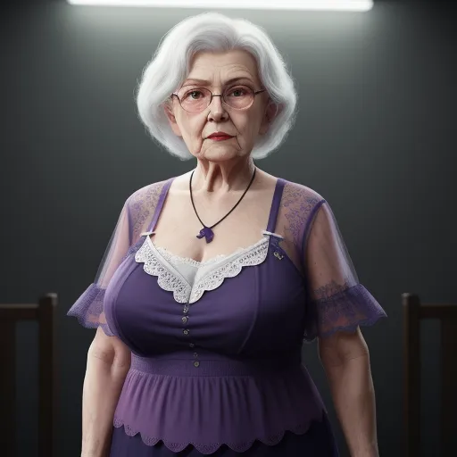 Convert To Hd Granny Showing Off Herwearing Lingerie