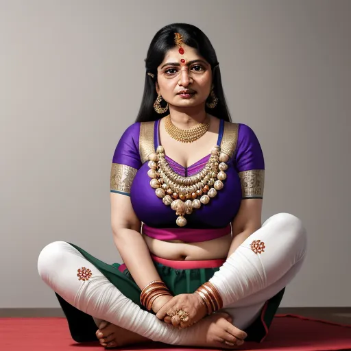 File Image Indian Sanskari Randi Aunty Showing Legs
