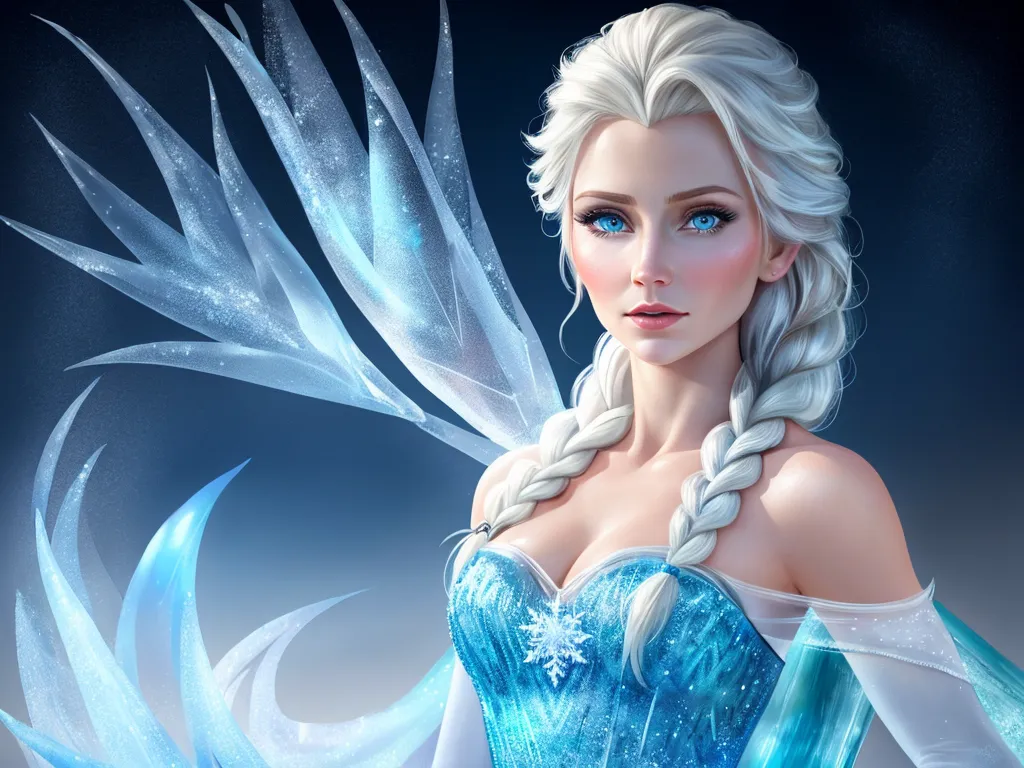 Ai Hd Frozen Elsa From Disney Full Very Big