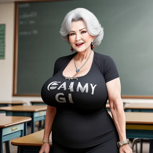 High Resolution Image Huge Gilf Teacher Granny Wild