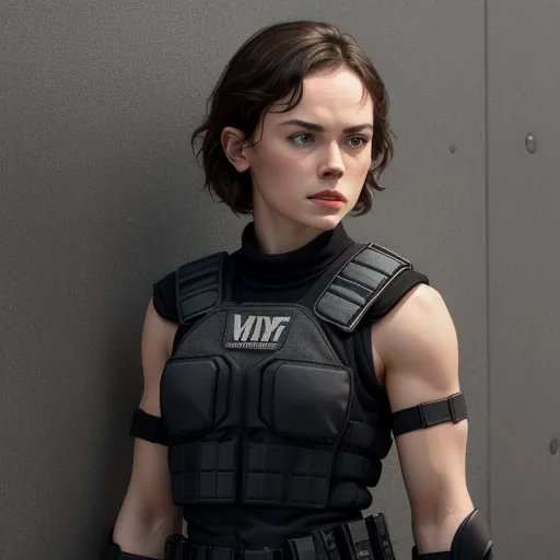 image format converter: Daisy Ridley, showing arms and shoulders,