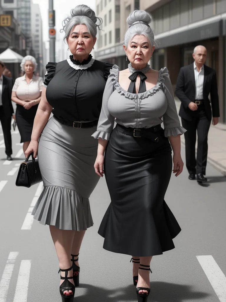 Increase Resolution Of Image Fat Wrinkle Face Granny Stern Looking Big