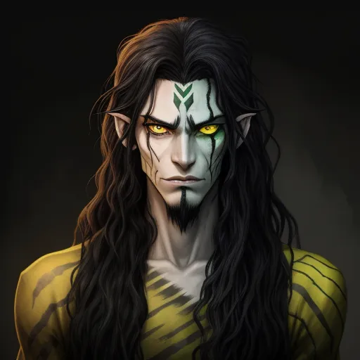 photo enhancer: Human version of Scar from Lion King. He is tall