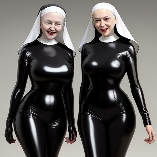 Ai Photo 2 Busty Nuns In Latex