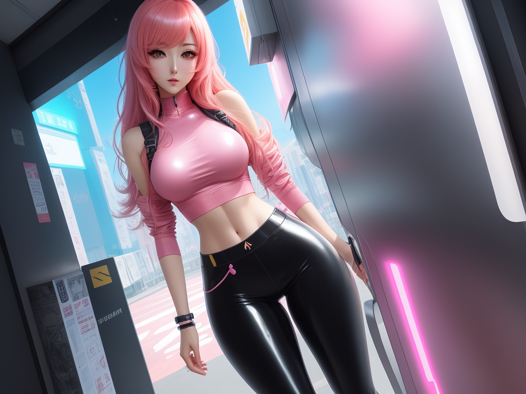 Generatore Darte Ai A Partire Dal Testo A Beautiful Anime Girl Huge