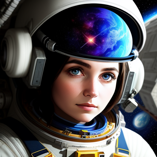 Generador De Arte Ai A Partir De Texto A Naked Woman In Space Img