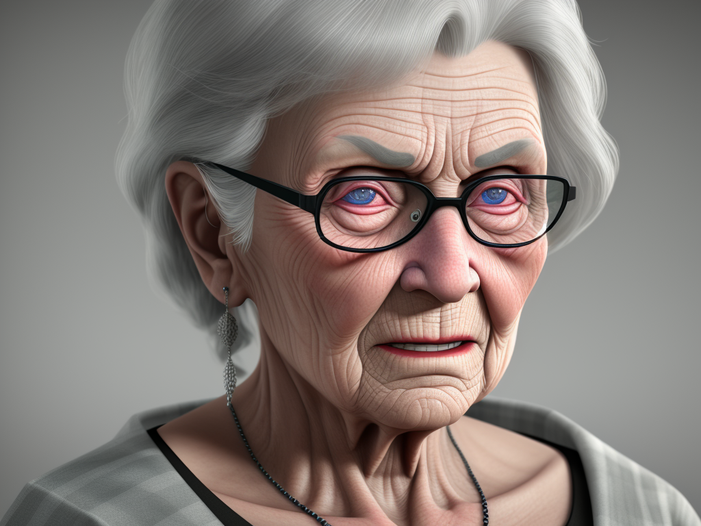 Convert Image To 4k Resolution Granny With Large And