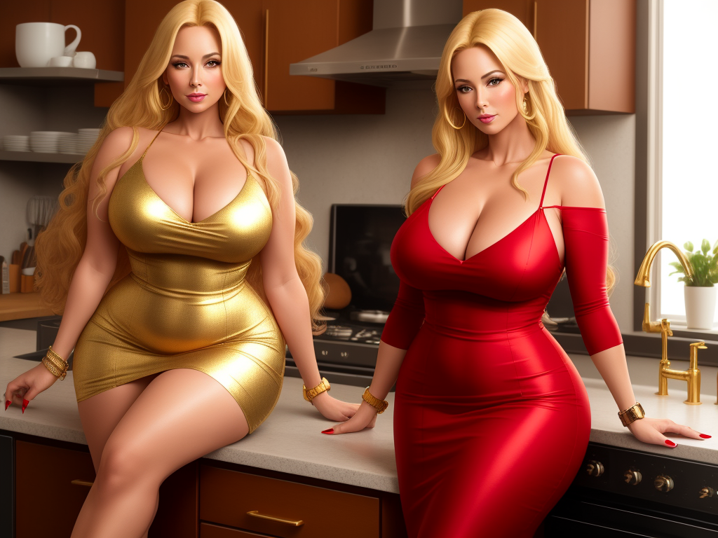 Generador De Arte Ai A Partir De Texto Extremely Big Boobs Busty Very Curvy Wide Img