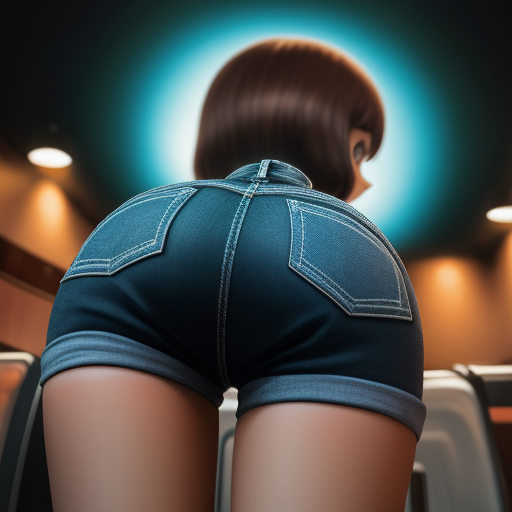Image Upscaler Hot Woman With Hot Hips Large Legs Seen From