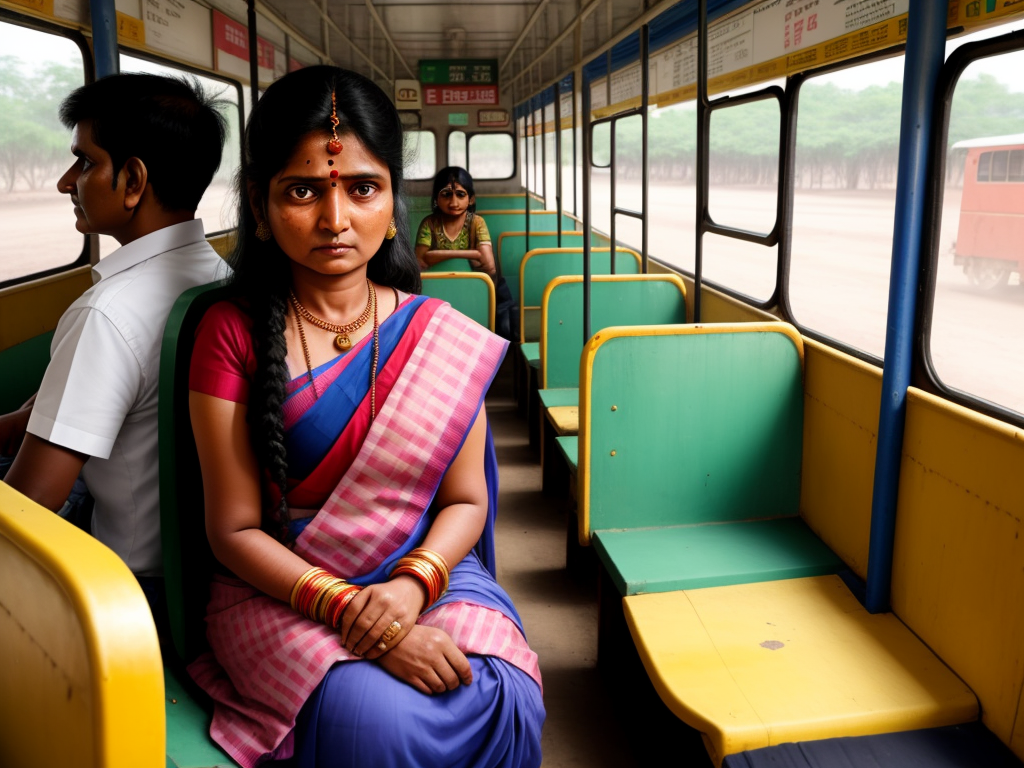 Upscaler Nude Indian Wife In A Bus