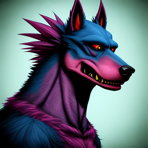 Image convert: Photorealistic 8D The Real Monster Dogman