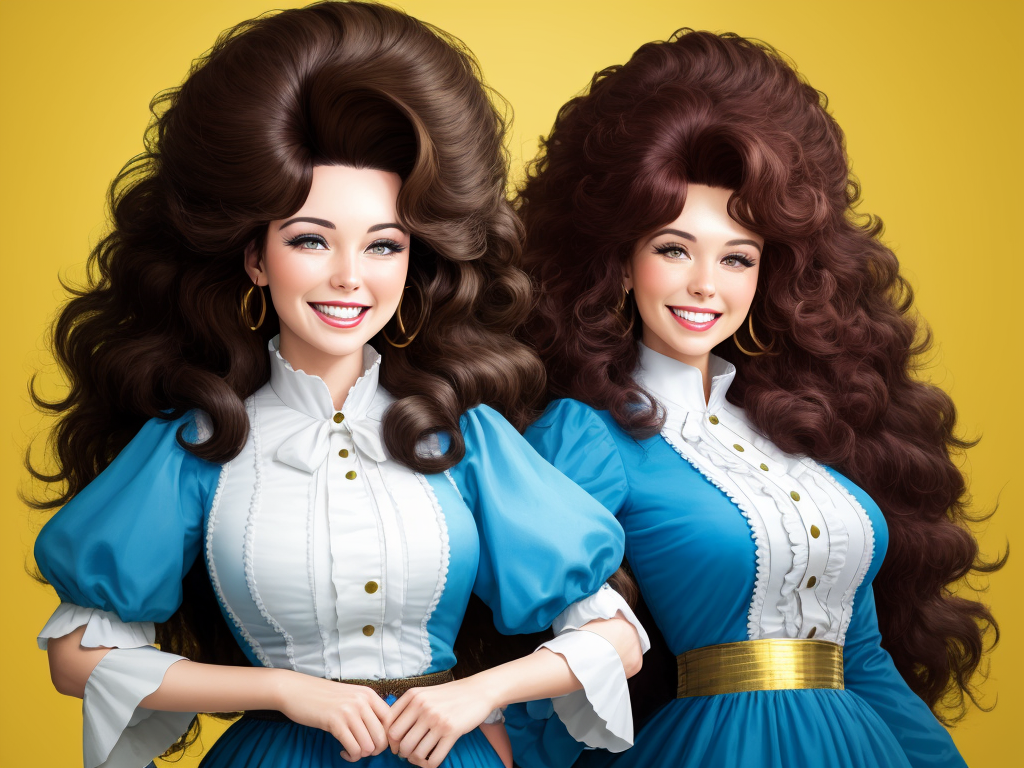 Ai Art Generator From Text Realistic Girl Big Hair Brunette Big Boobs