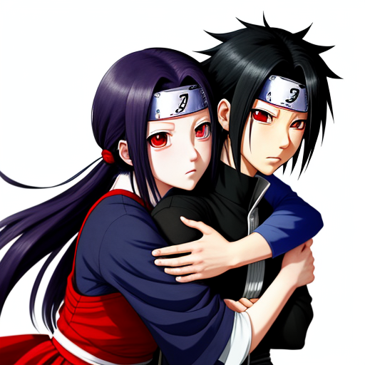 Convert Pic Sasuke Hugging Sakura